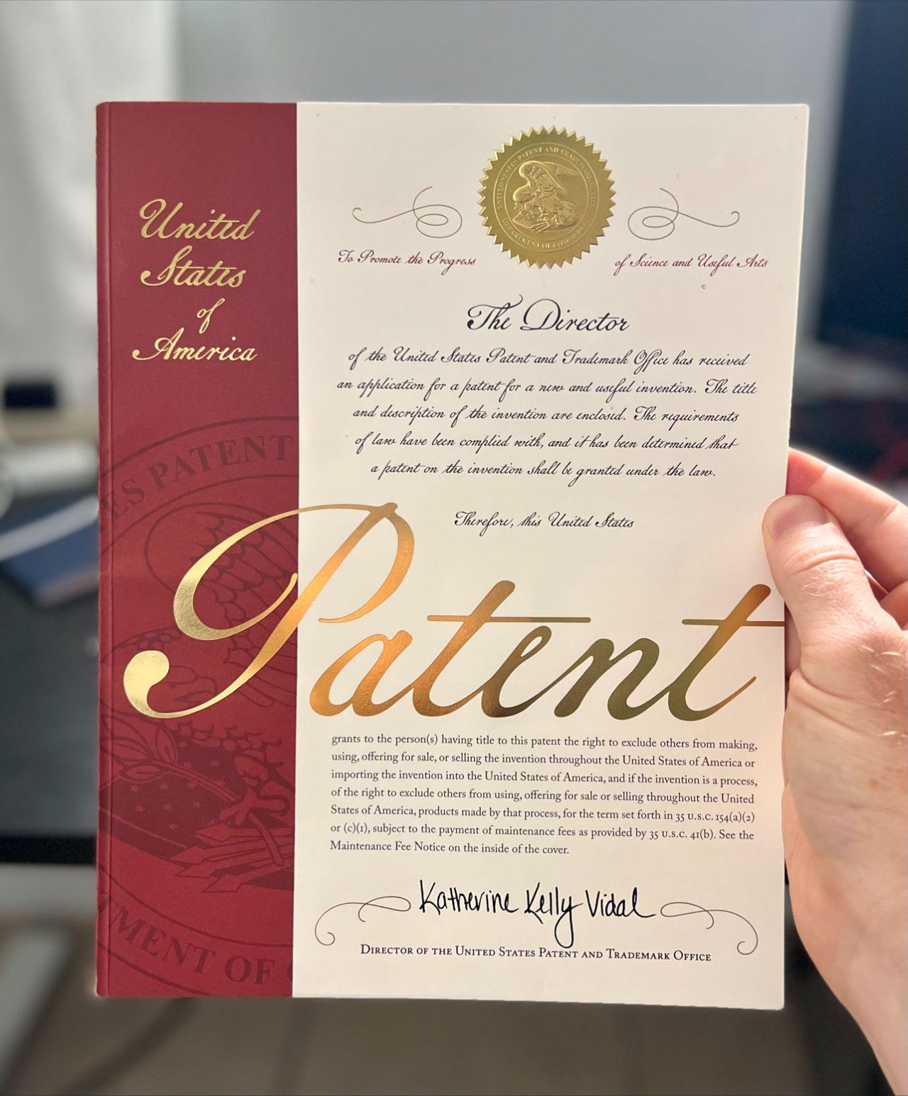 First Patent Granted | St. Petersburg Innovation District