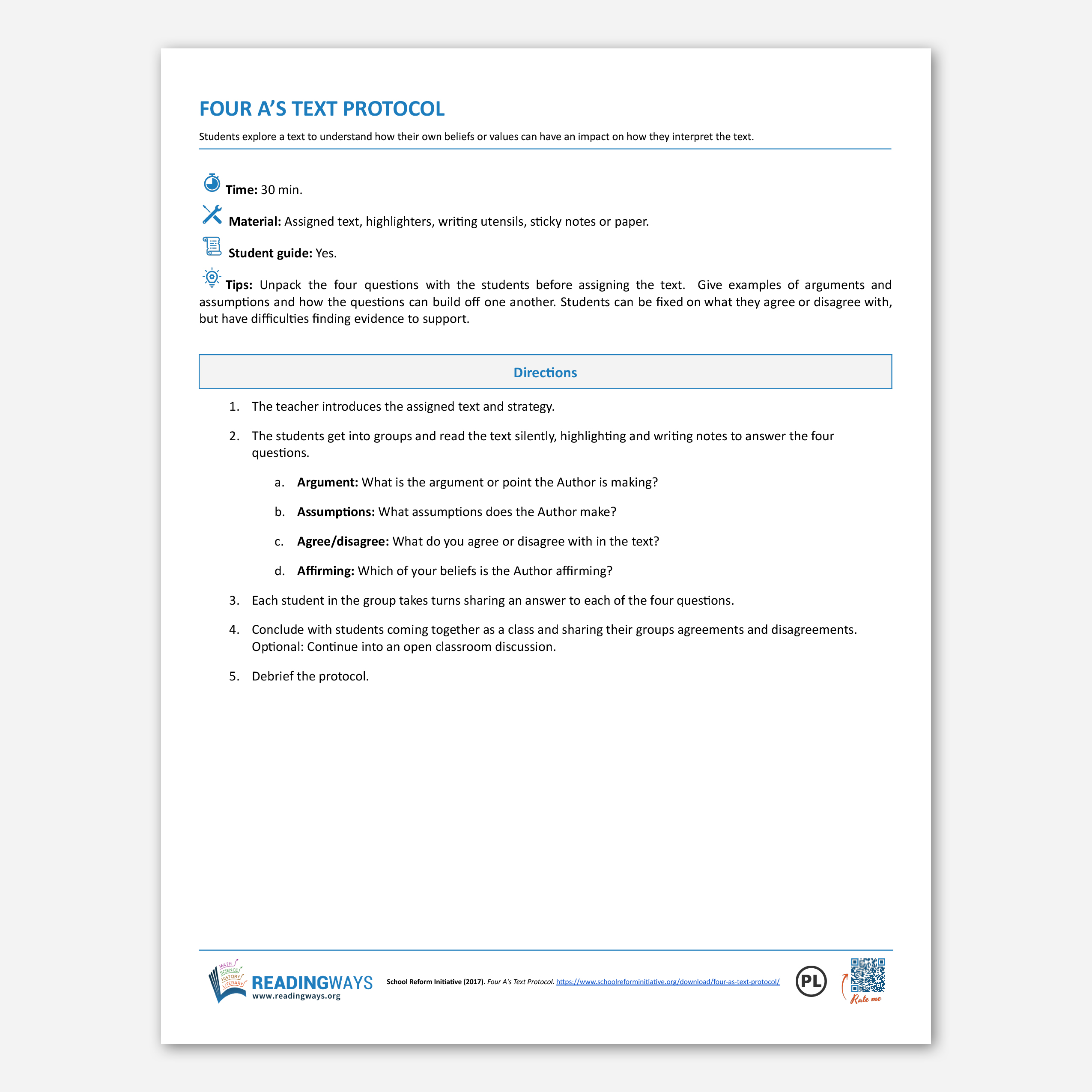 Fostering Critical Thinking: Effective Dialogue Strategies in Middle ...