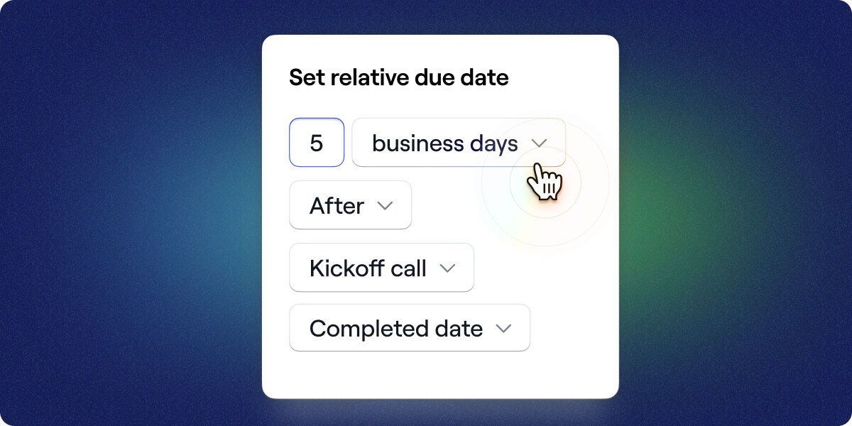 New in Dock: Relative Task Due Dates & Survey Upgrades