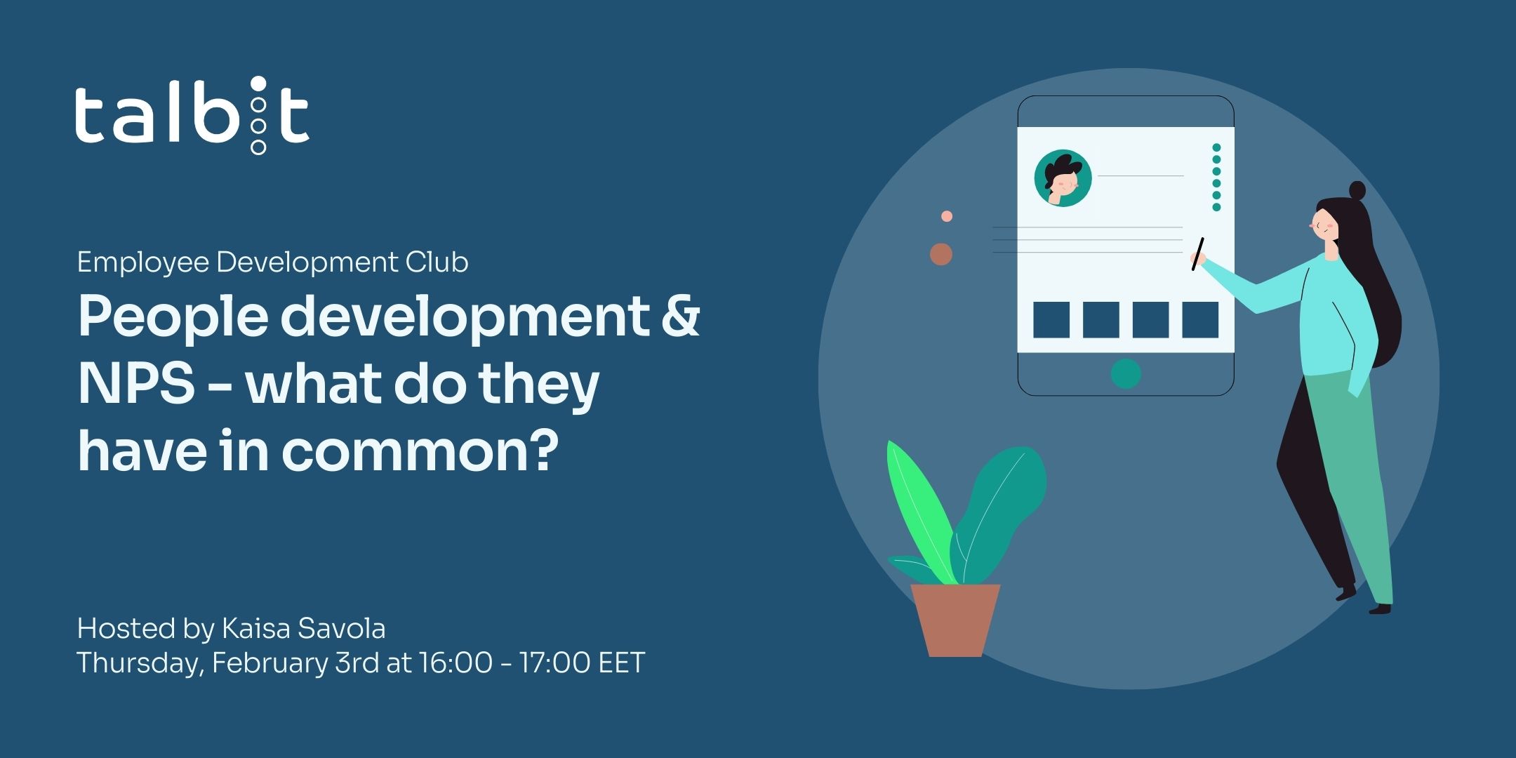 Webinar People development & NPS - what do they have in common?