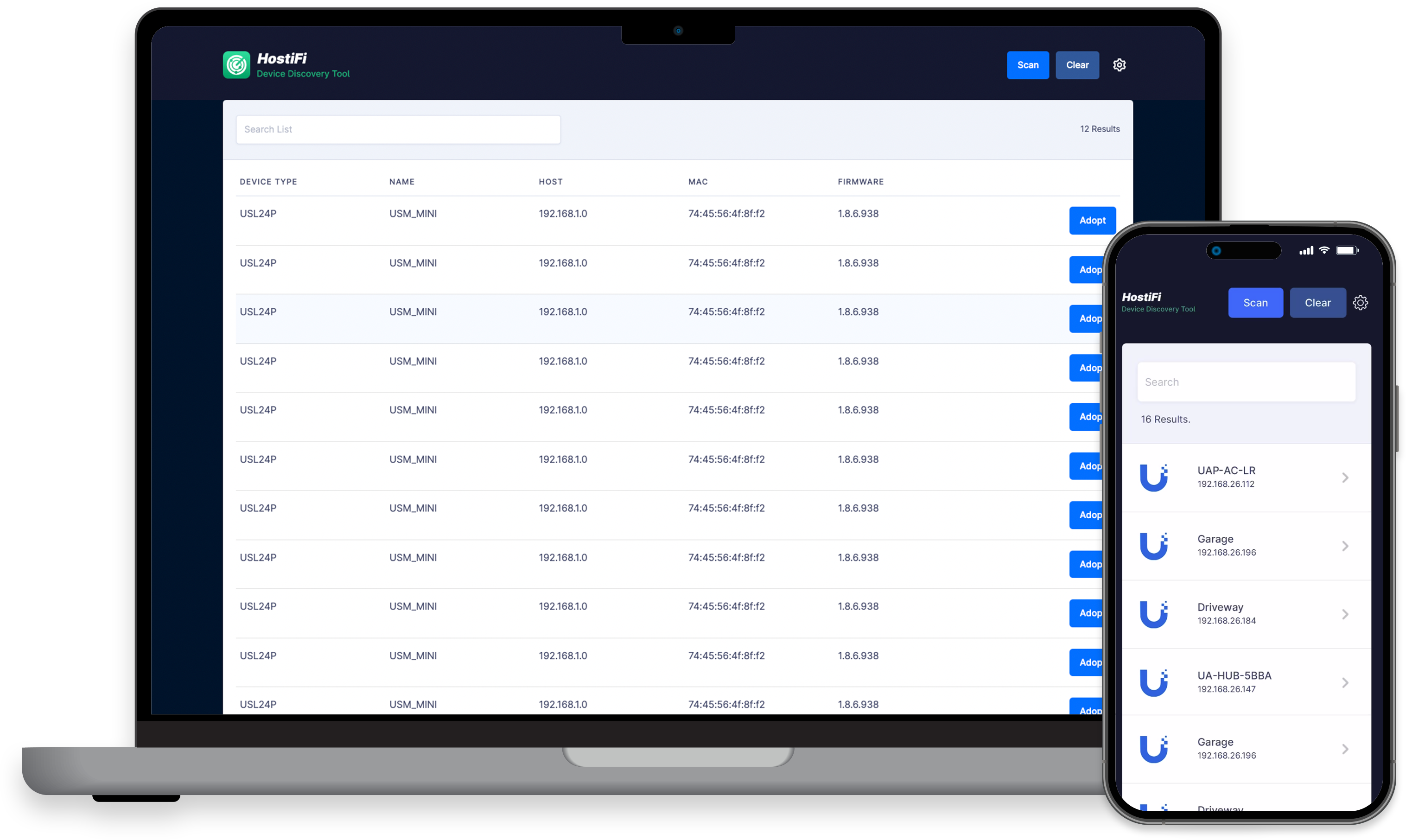 Hostifi Device Discovery Tool