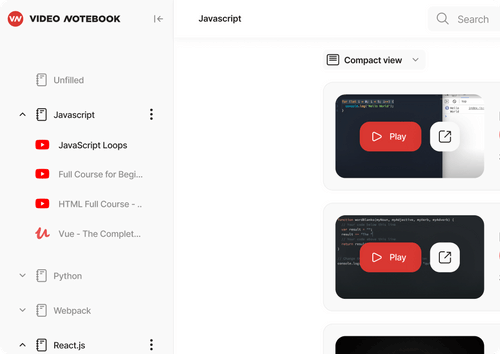 Video Screenshots and Notes - YouTube & more