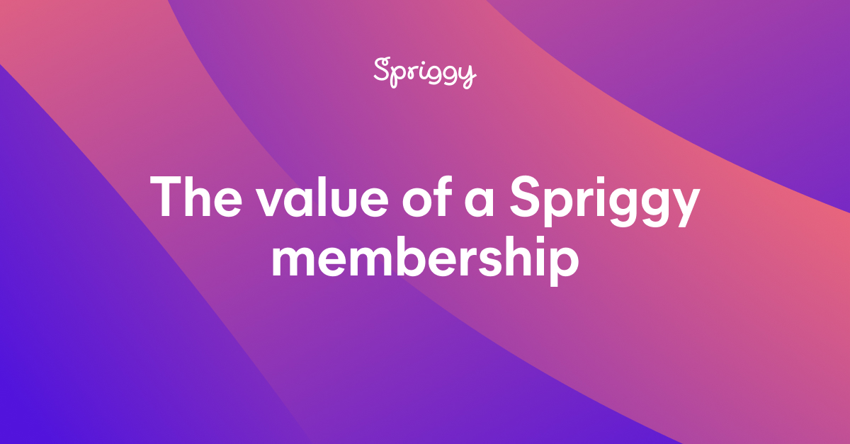 Spriggy - Pricing, Try it Free For 30 Days