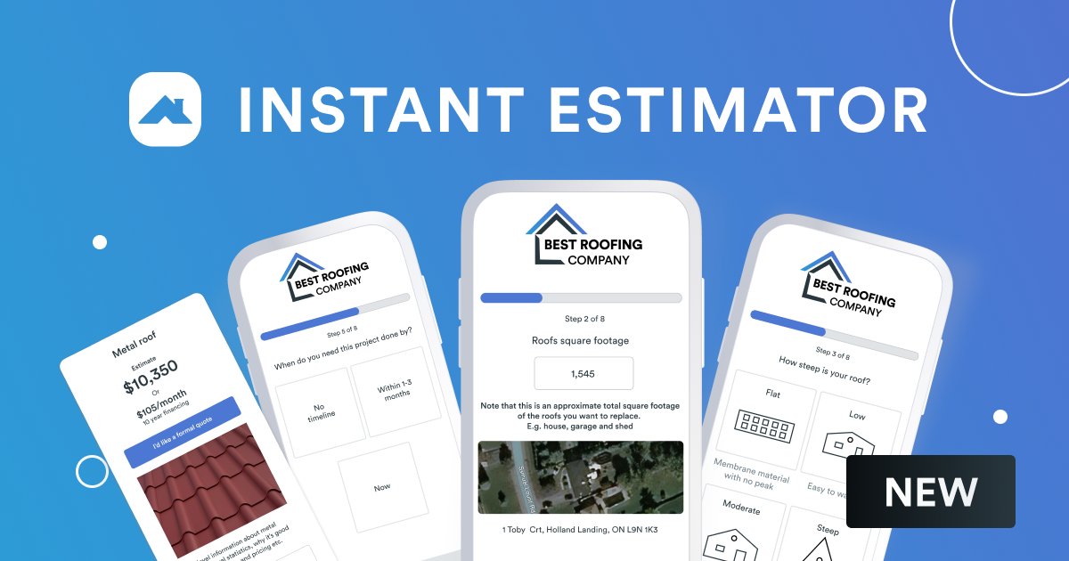 Instant Estimator | Roofr