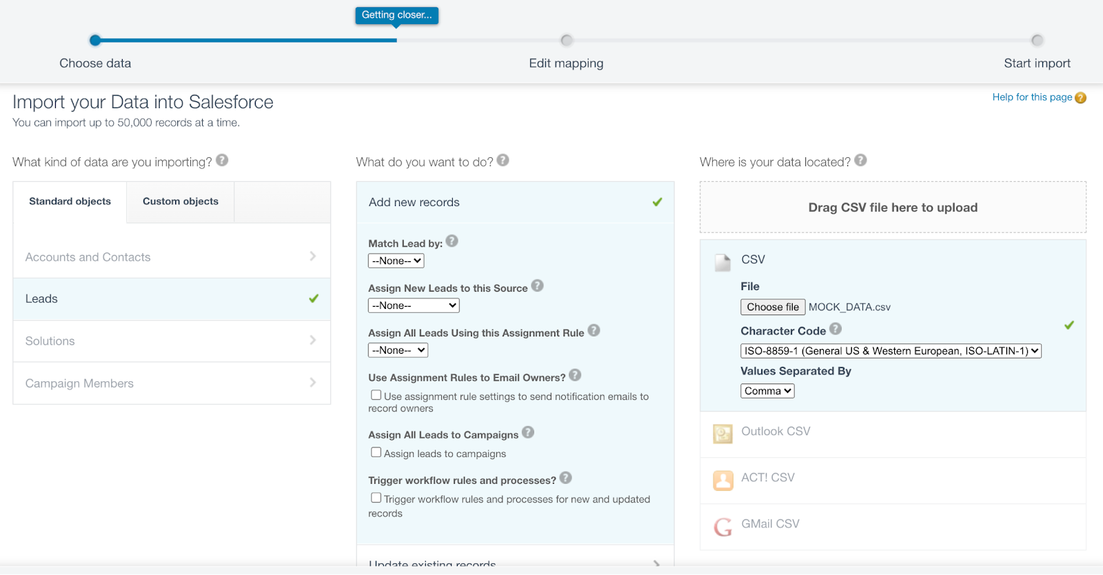 How to Connect & Load Data from Salesforce to Snowflake destination?