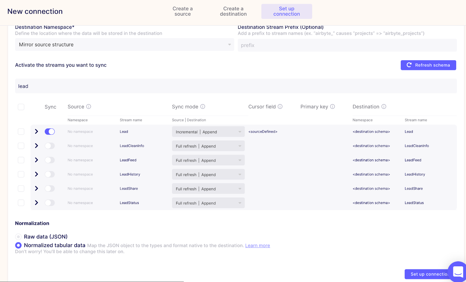 How to Connect & Load Data from Salesforce to Snowflake destination?