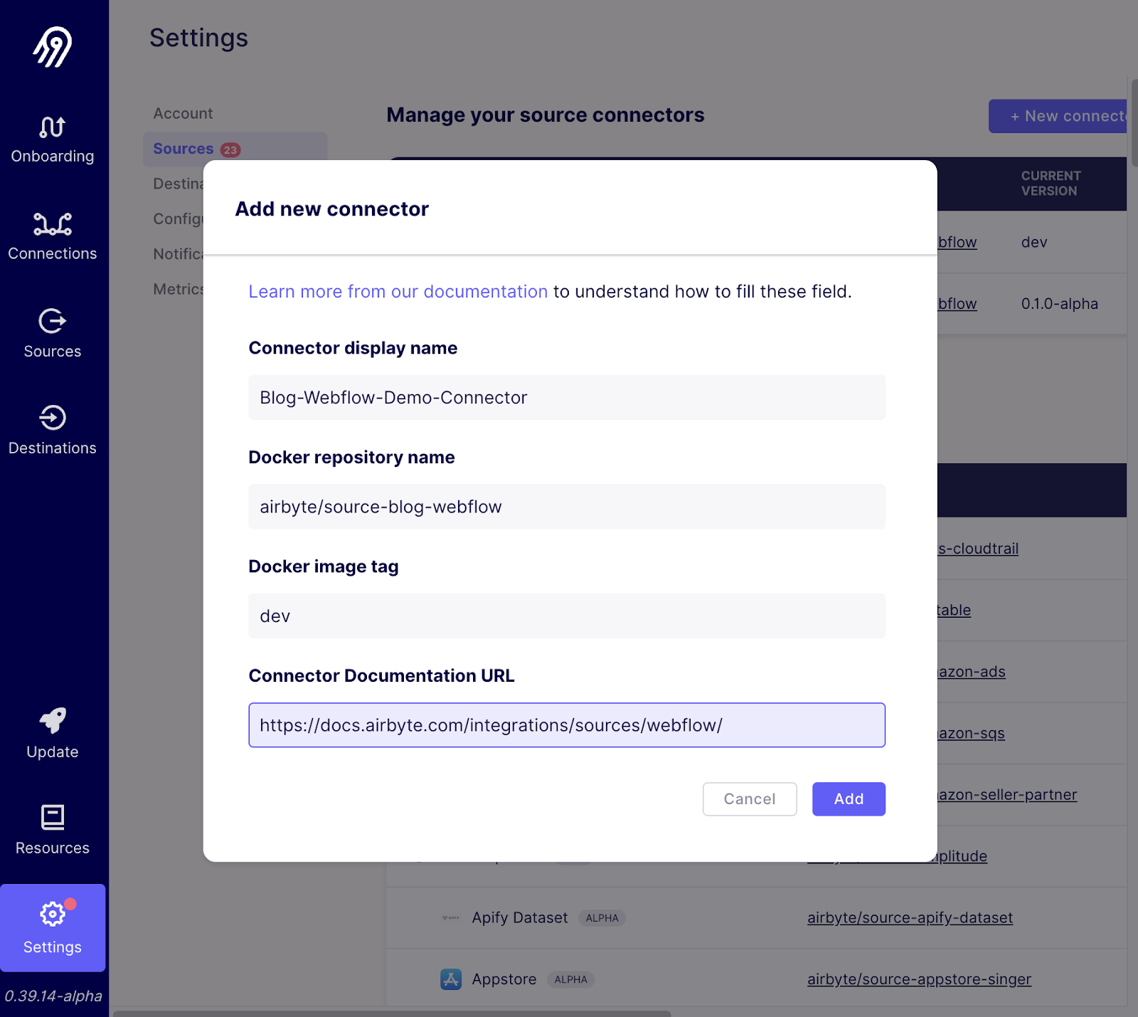 Build a connector to extract data from the Webflow API | Airbyte