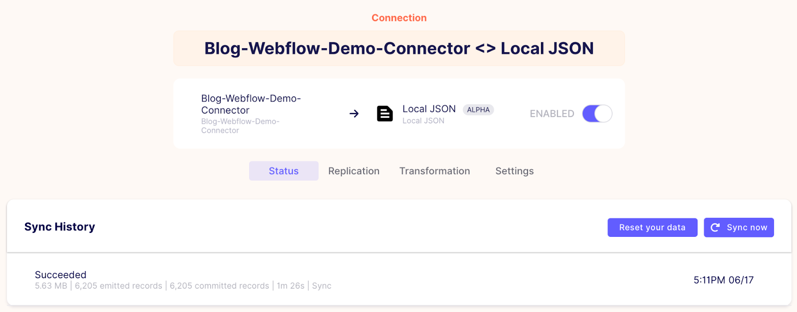 Build a connector to extract data from the Webflow API | Airbyte