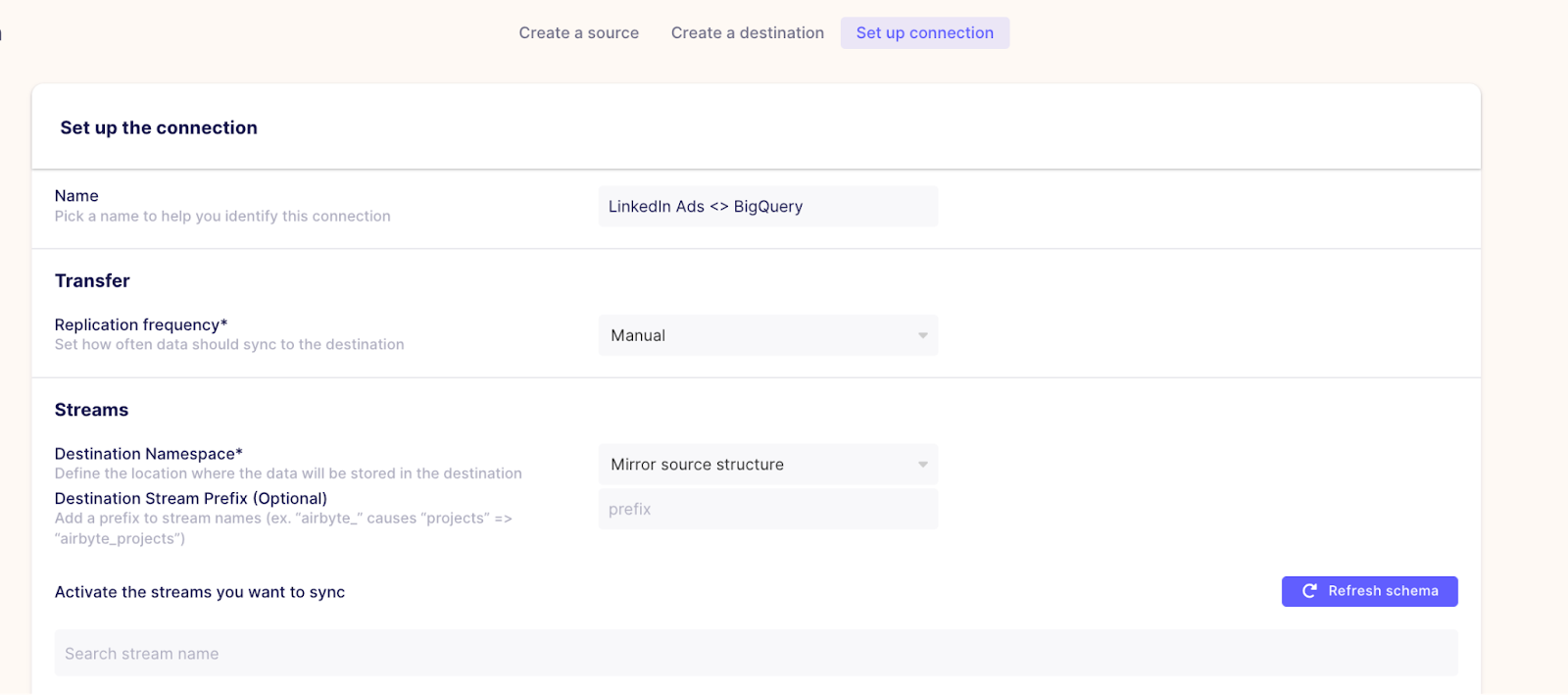 Export Data From Linkedin Ads To Bigquery Airbyte