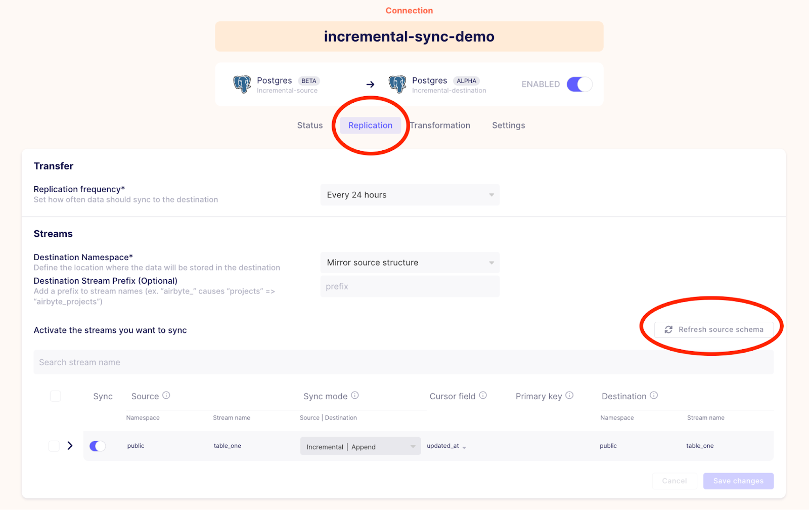 Incremental data synchronization between Postgres databases | Airbyte Incremental data synchronization between Postgres databases | Airbyte