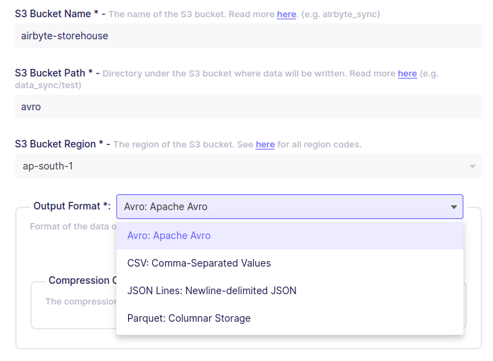 Export Postgres data to CSV, JSON, Parquet and Avro files in S3 | Airbyte Export Postgres data to CSV, JSON, Parquet and Avro files in S3 | Airbyte