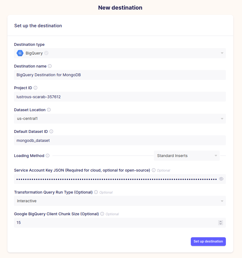 How to Connect & Load Data from MongoDb to BigQuery?