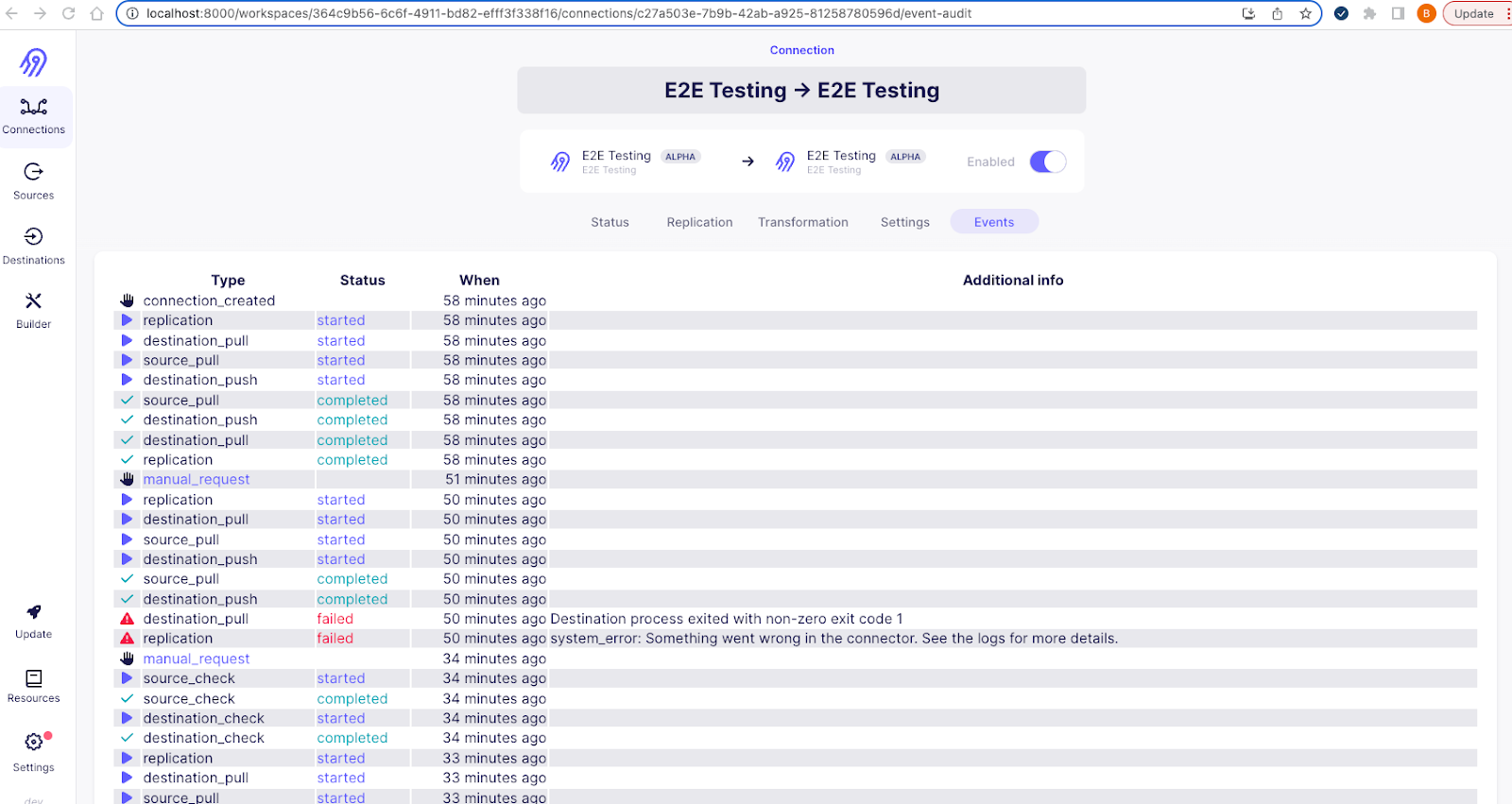 Easier Way to Understand Airbyte Synchronization through Events | Airbyte