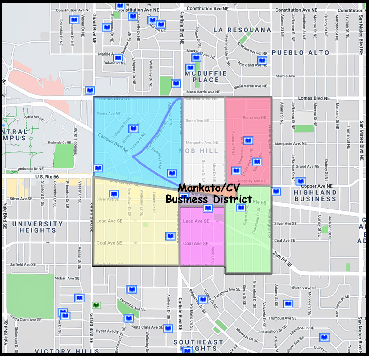 Nob Hill Neighborhood Maps