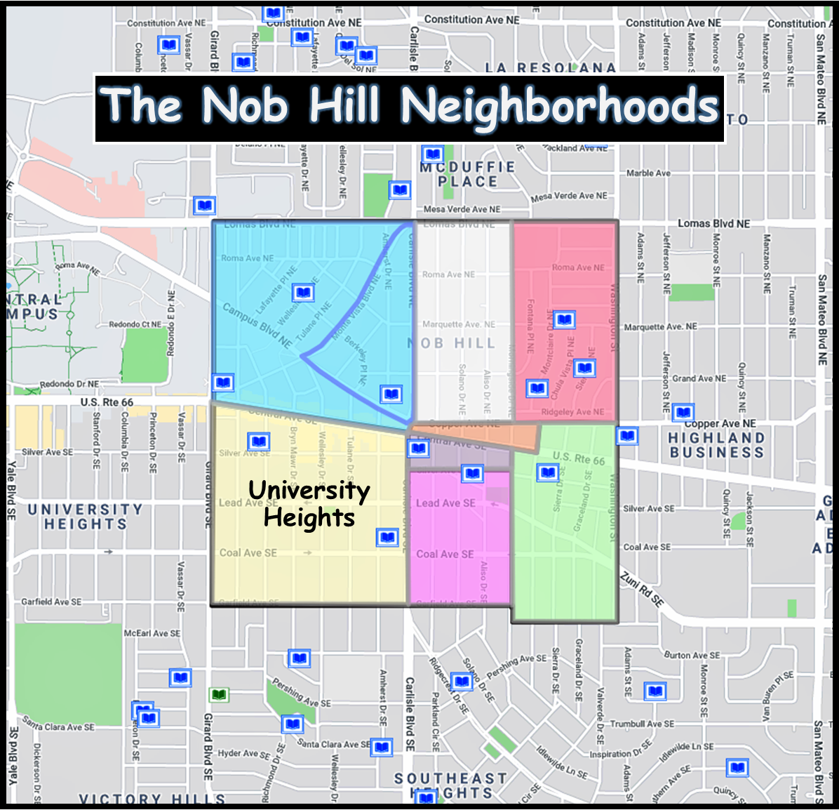 Nob Hill Neighborhood Maps