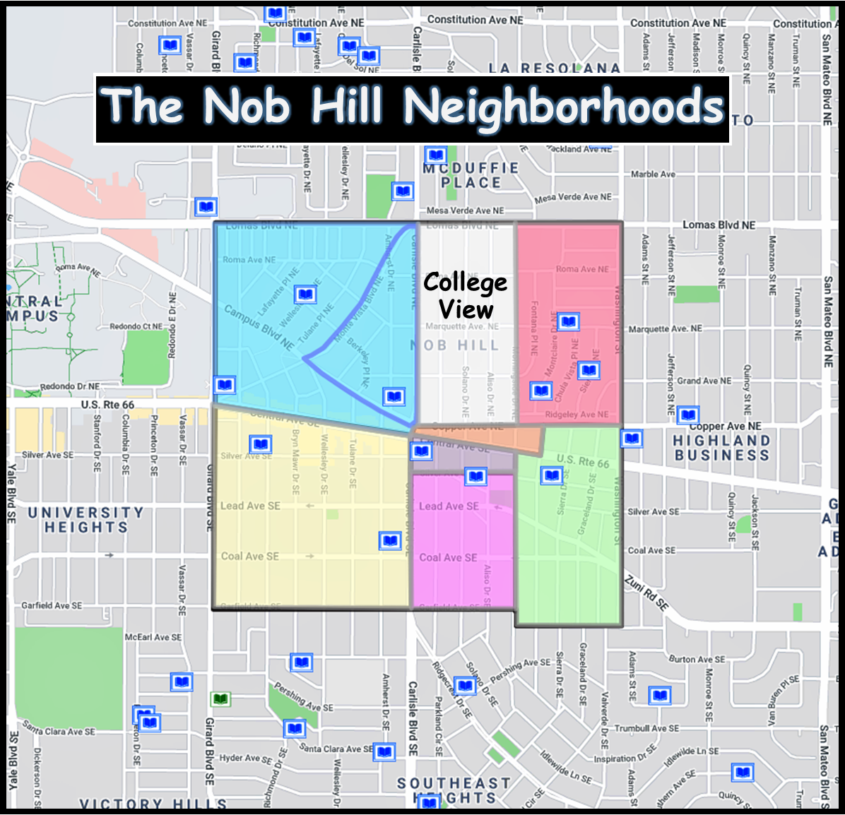 Nob Hill Neighborhood Maps
