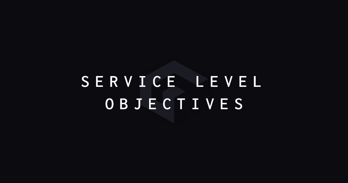 Service Level Objectives
