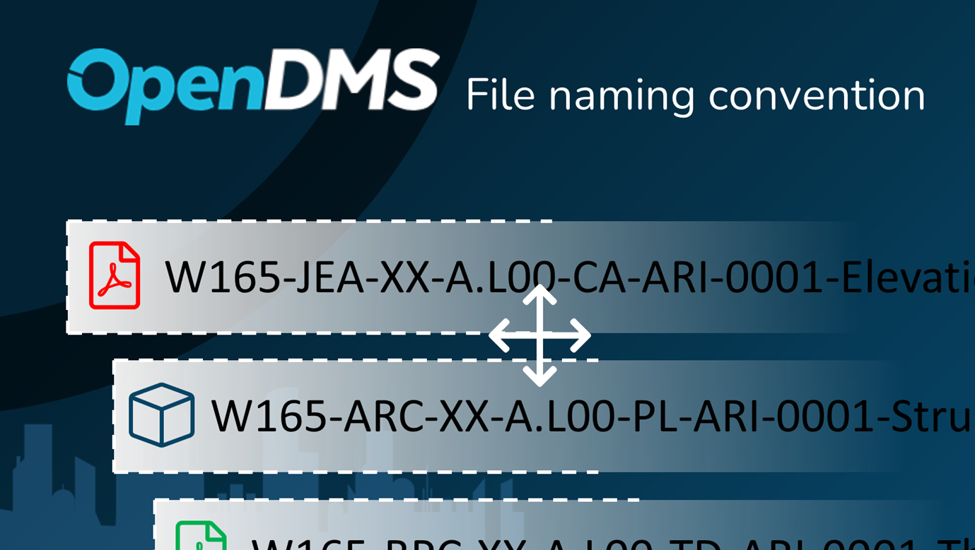OpenDMS - A Common File Naming Convention for Construction