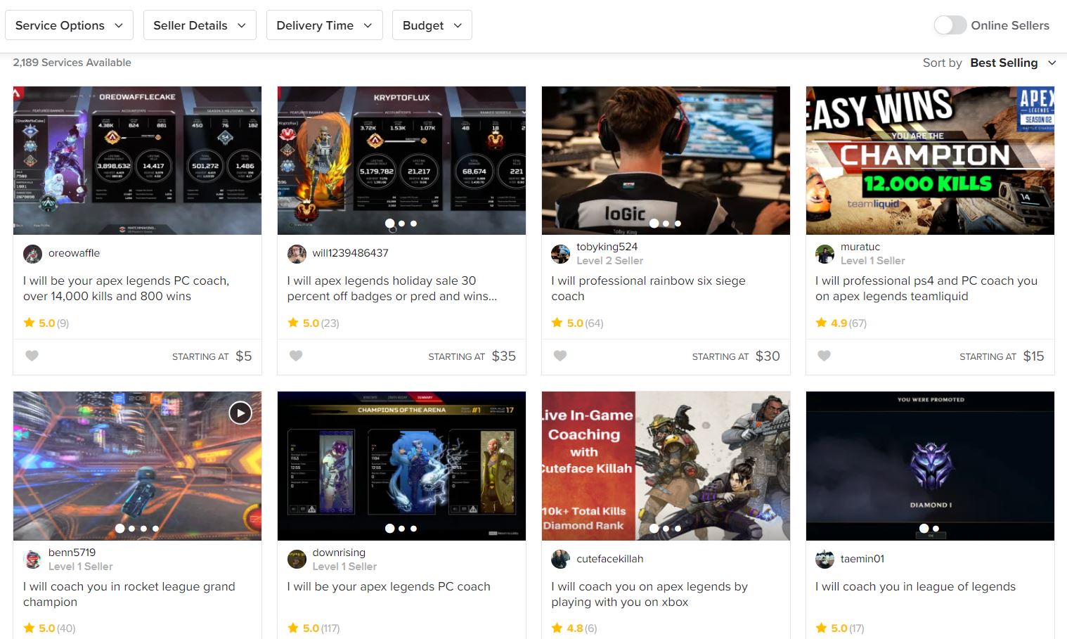 How Fiverr's Expert Gamers Can Help You Win Video Games & Level Up ...