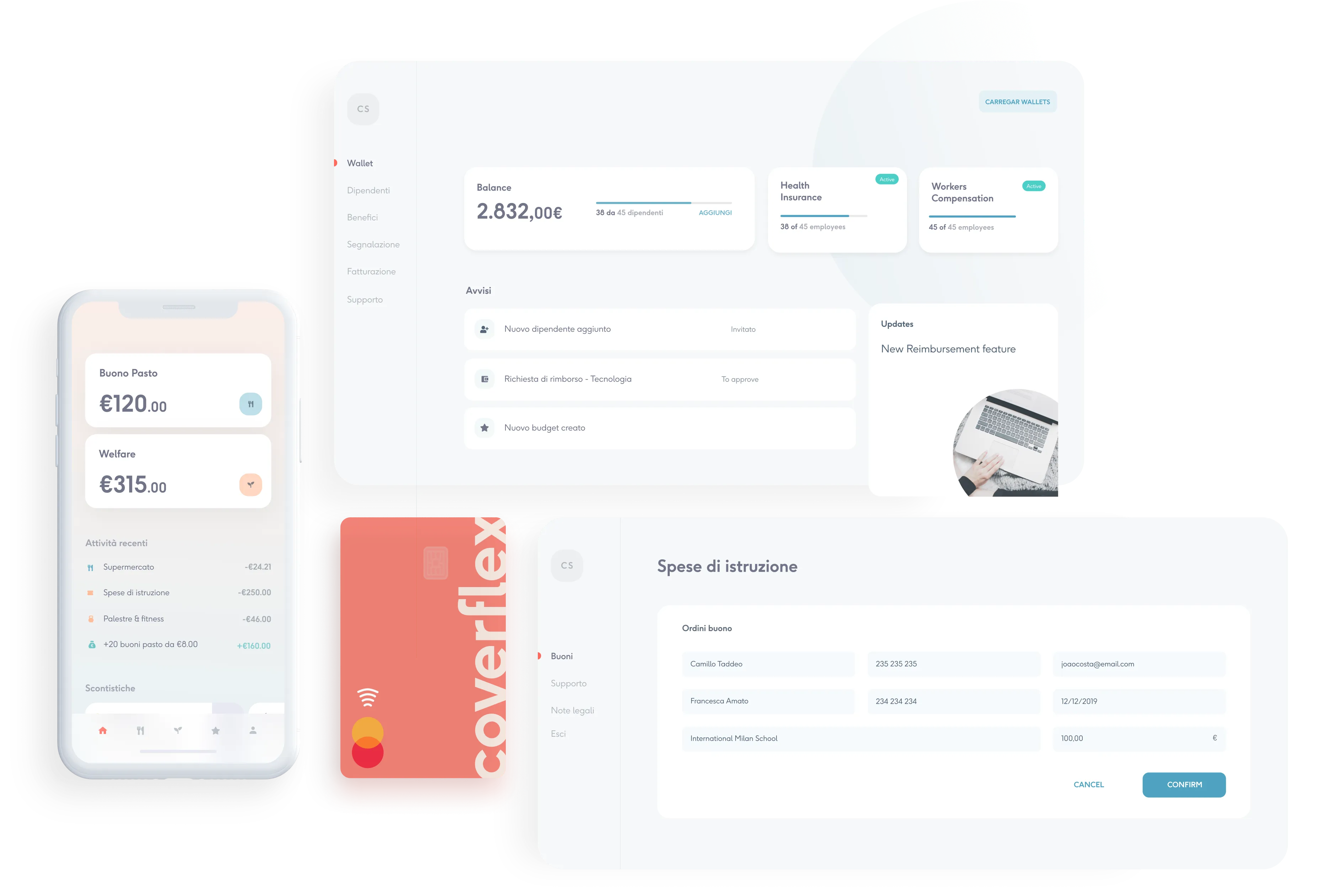 Piattaforma Welfare Aziendale | Coverflex