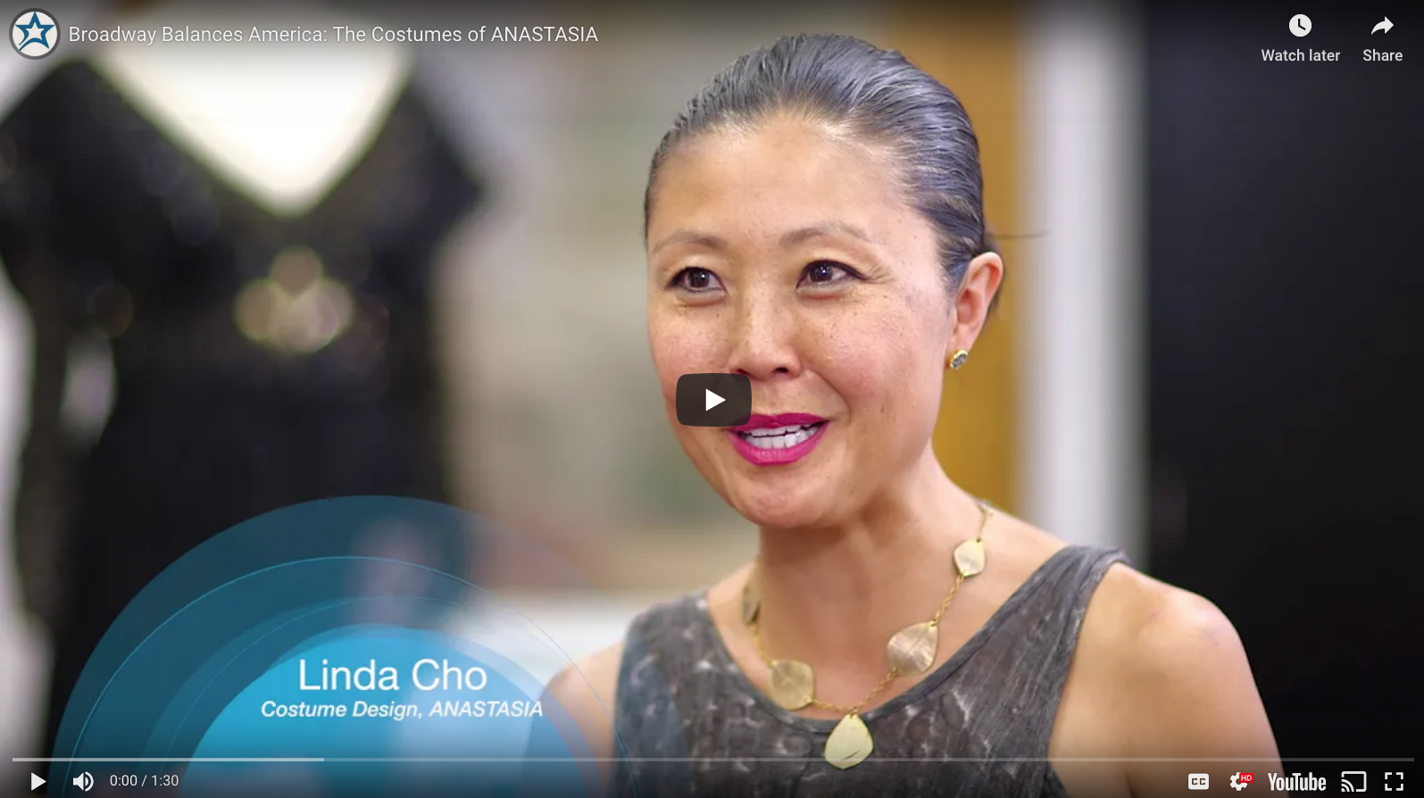 Broadway Balances America: The Costumes of ANASTASIA (ft. Linda Cho ...