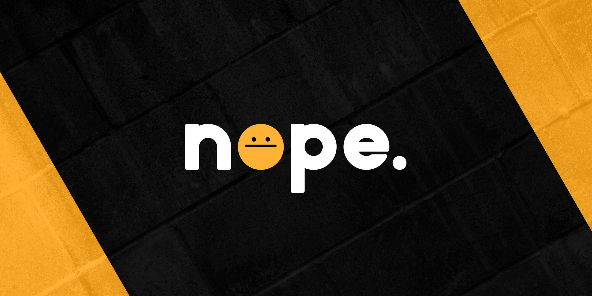 Nope Merch Design for Threadless — Gray Wolf Creative