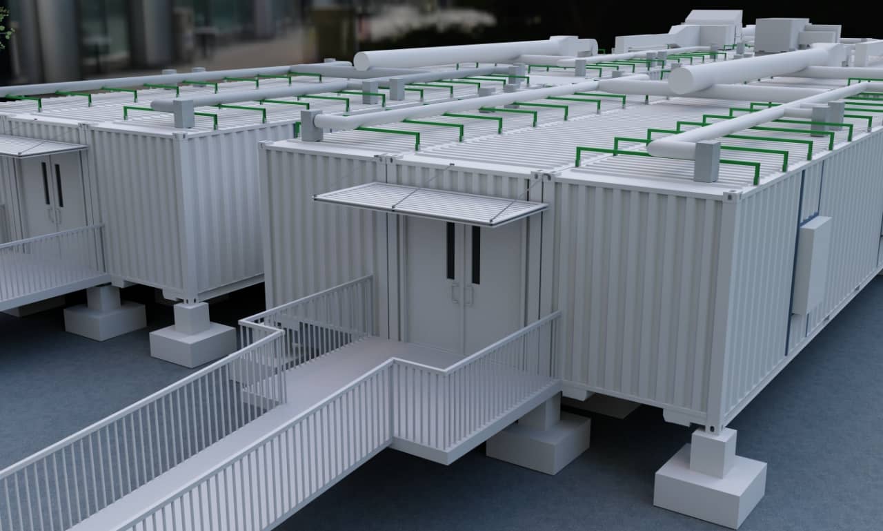 GEMA: Albany's Clinic Built With Shipping Containers