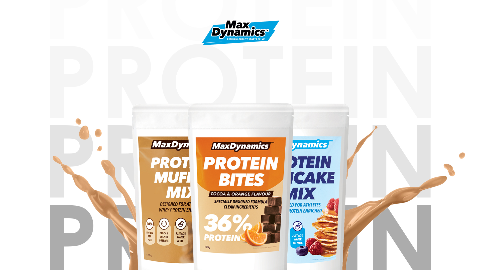 Нови протеинови продукти от Max Dynamics