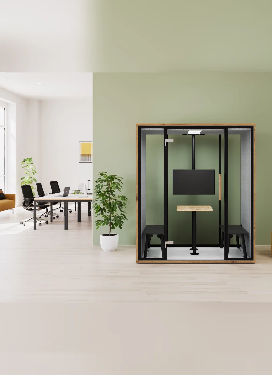 Die flexible Meetingbox für 2-4 Personen | mute-labs