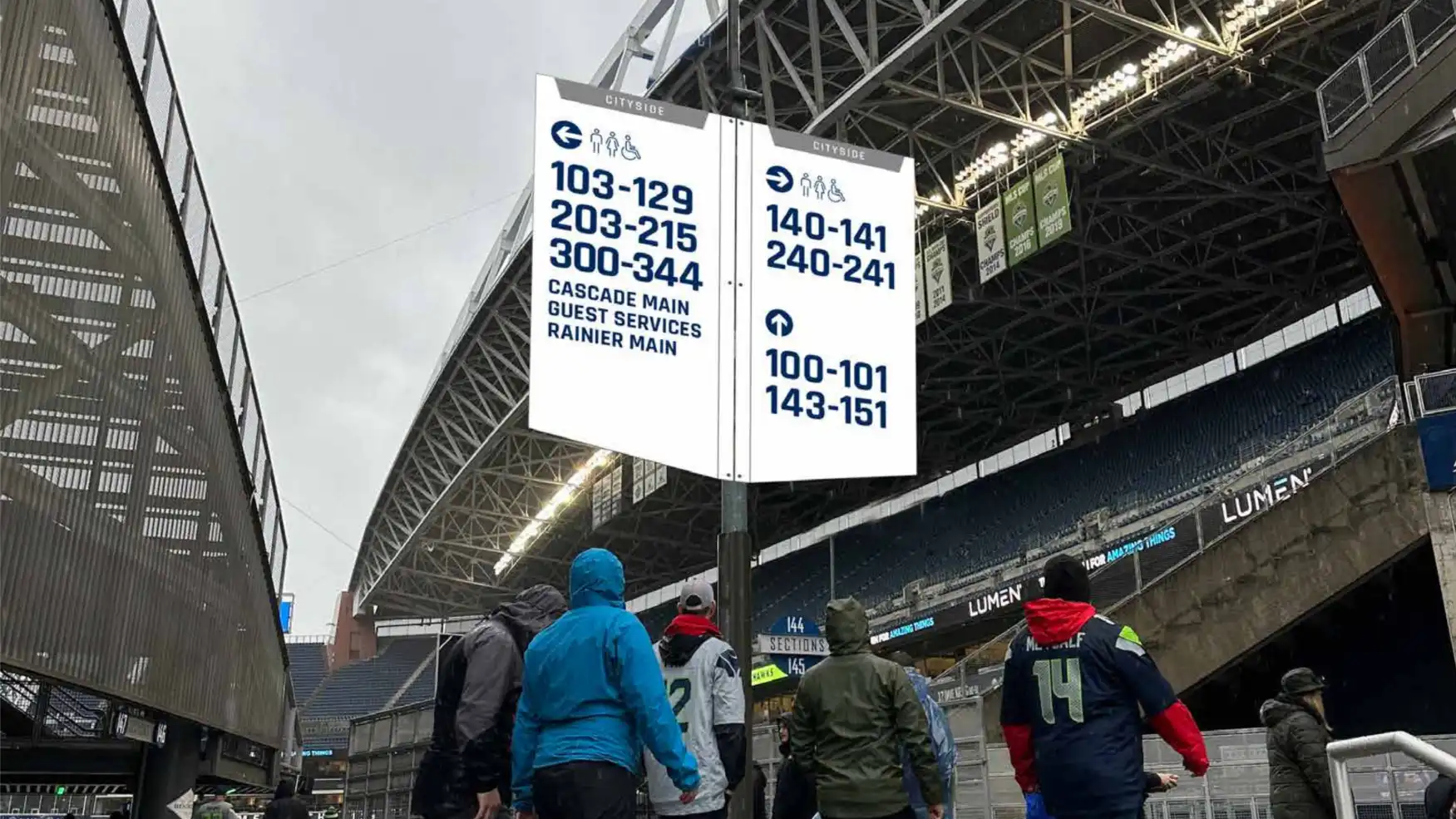 Navigating Lumen Field