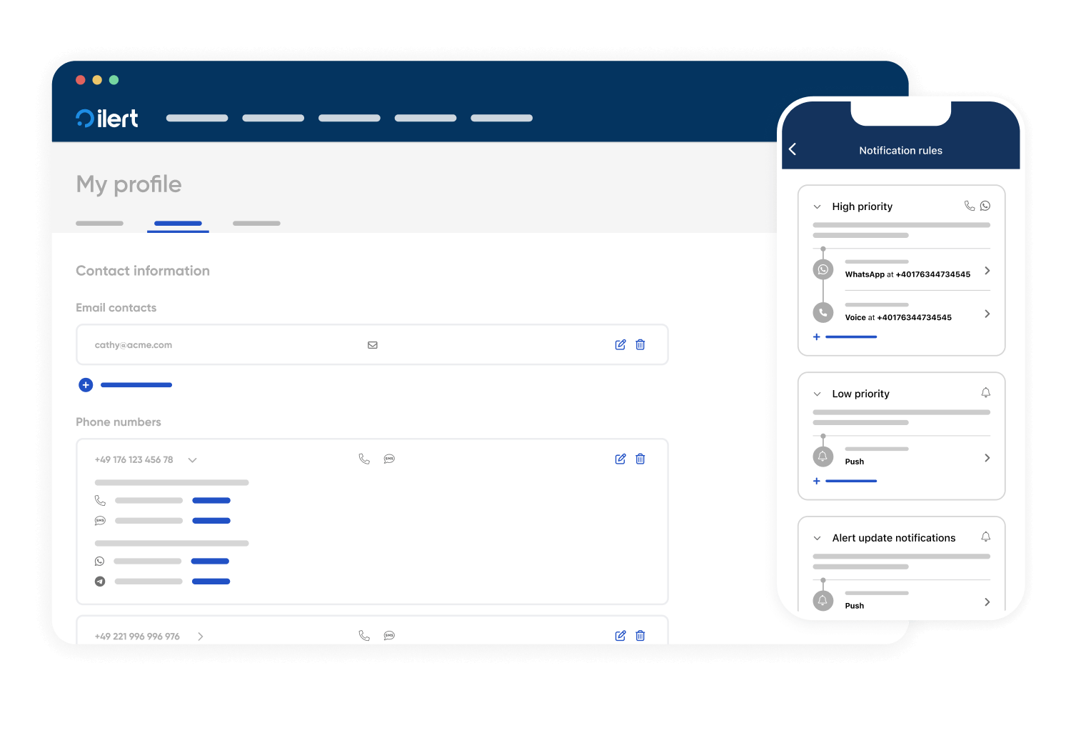ilert: Features - Reliable & Actionable Alerting