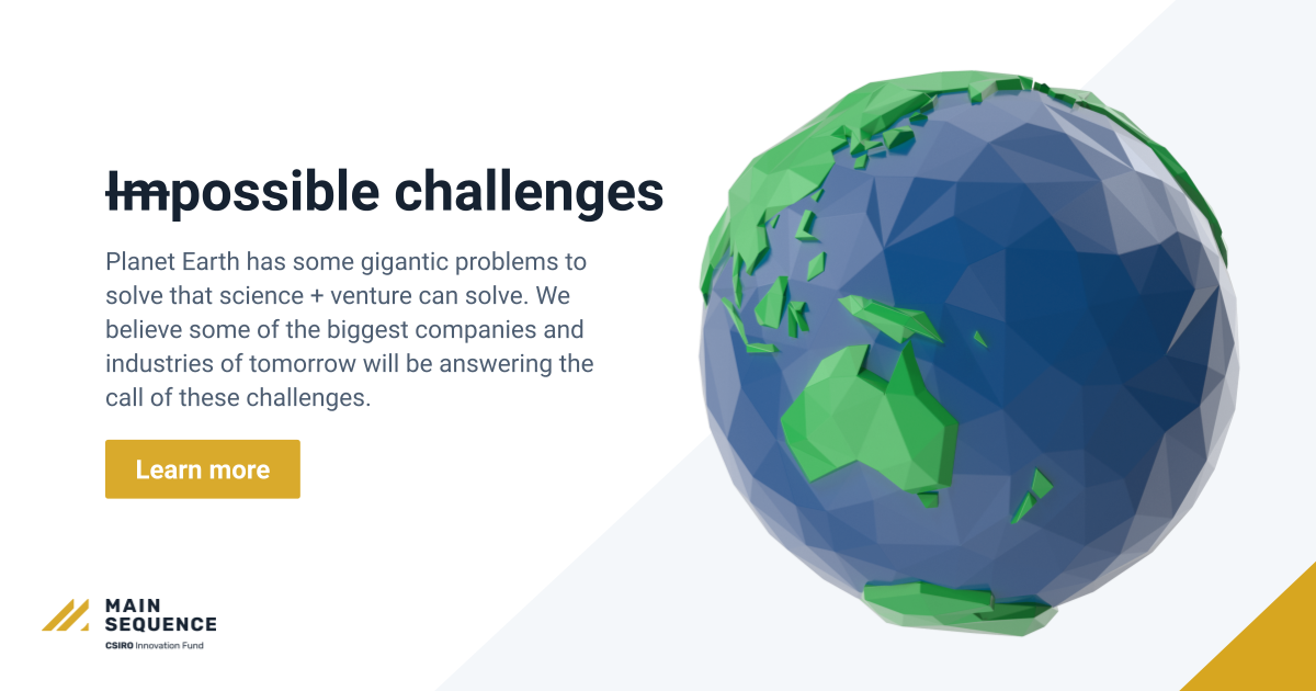 Main Sequence - a venture capital firm designed for deeptech