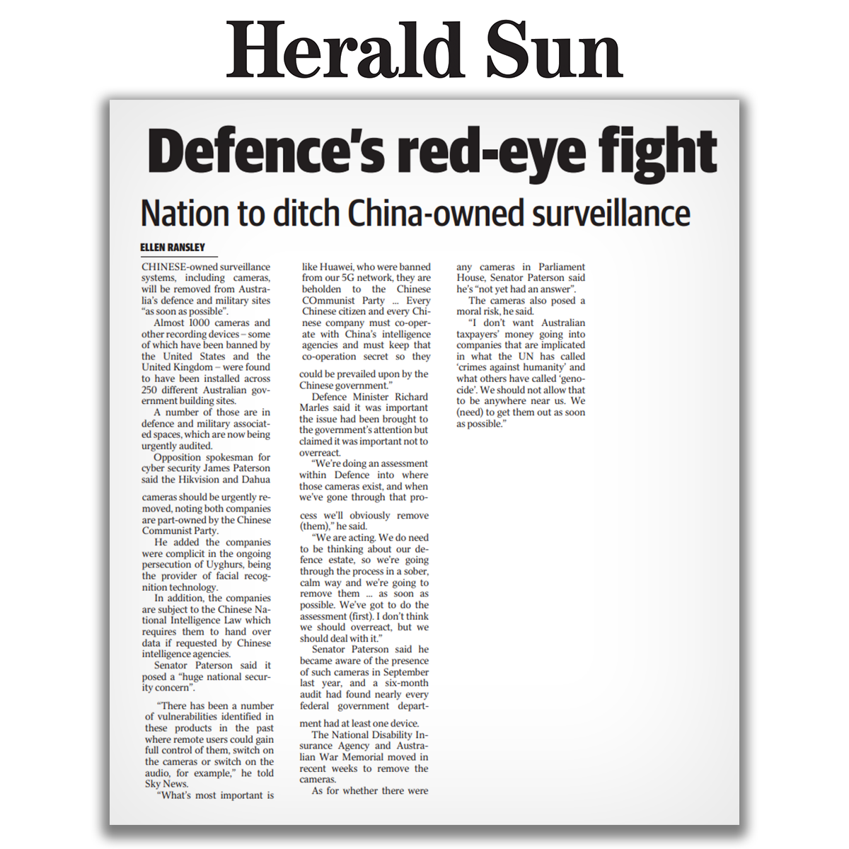 Defence's red-eye fight