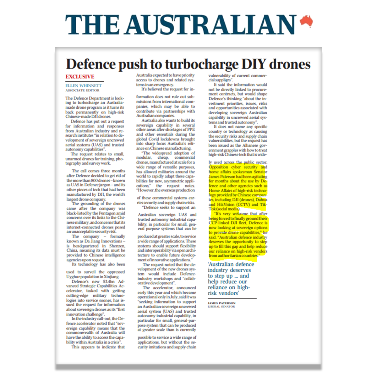 Defence push to turbocharge DIY drones