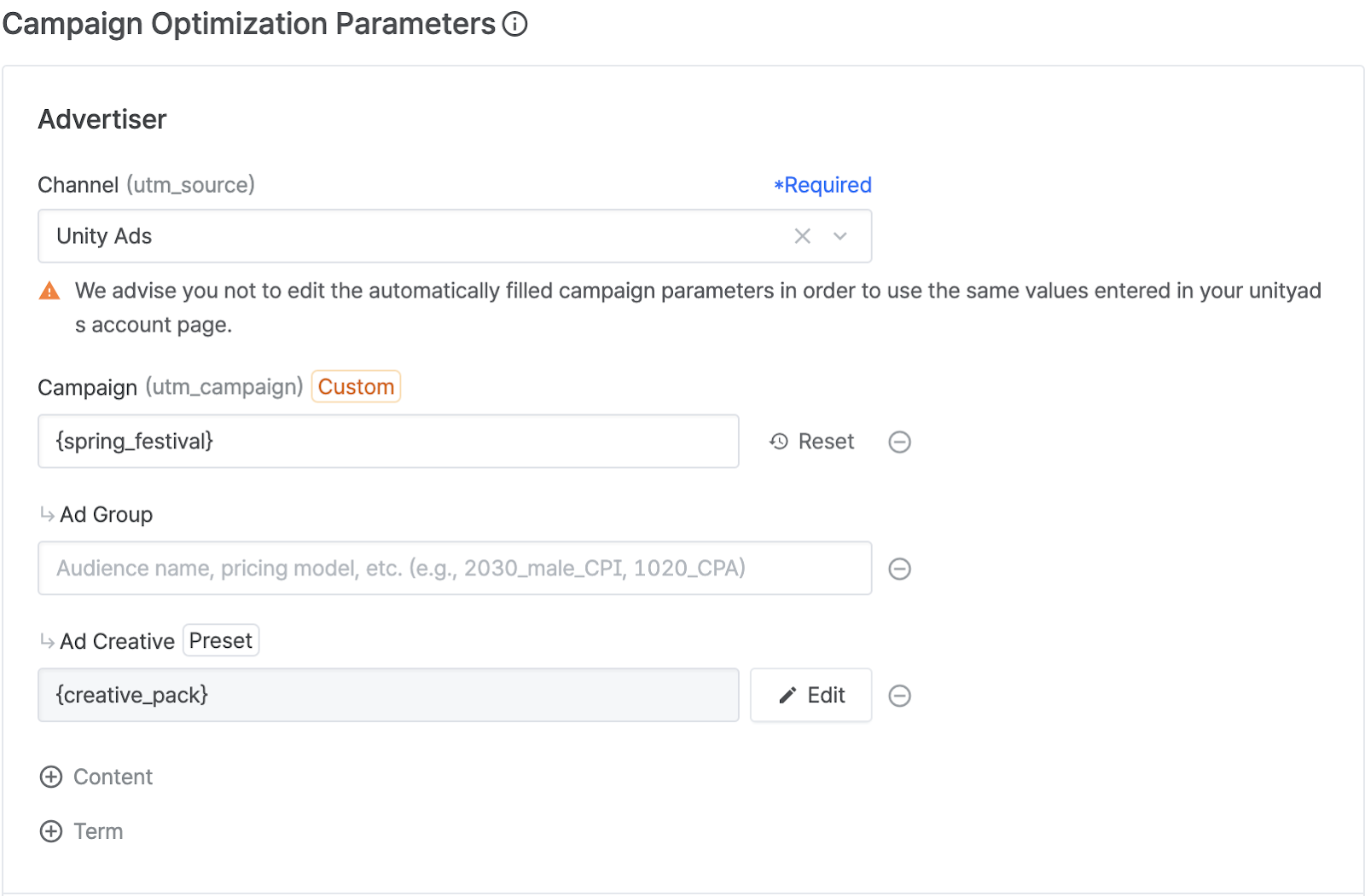 Tracking link - Airbridge