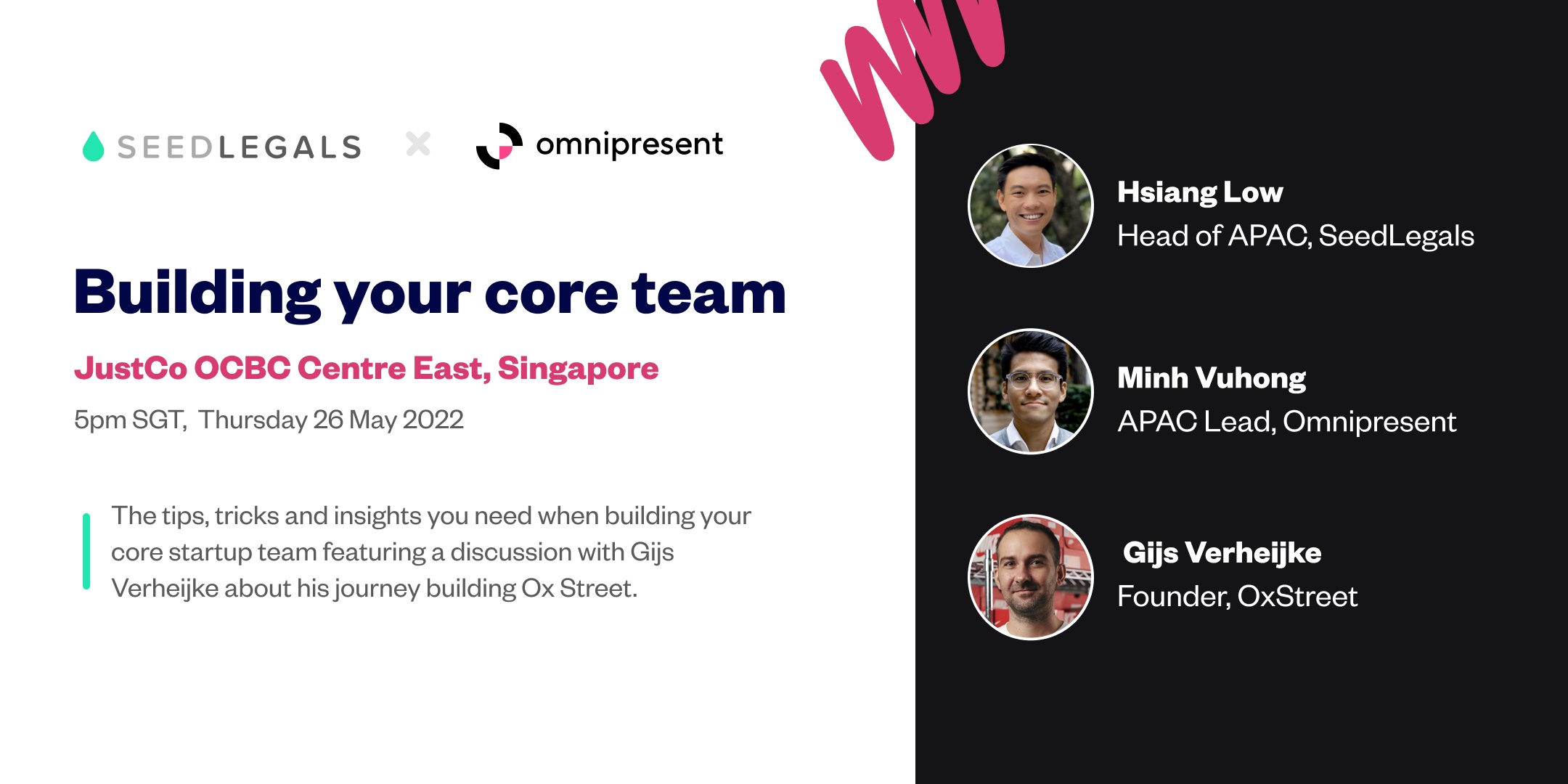 Building Your Core Team - In Person