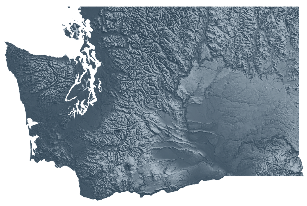 Wa state map