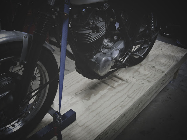 How to build a motorcycle workbench | Lanesplitter Garage