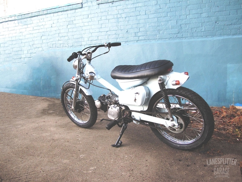 Fika - Custom Honda CT110 Postie Motorcycle | Lanesplitter Garage