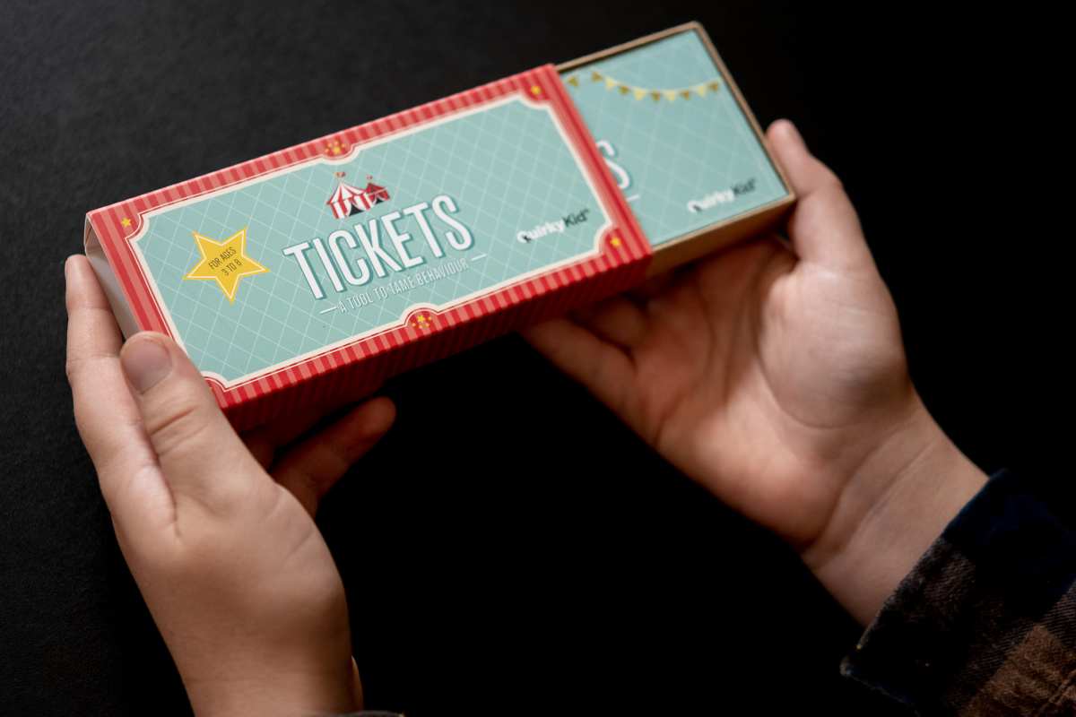 Tickets: An inventive tool for managing your child's behaviour.