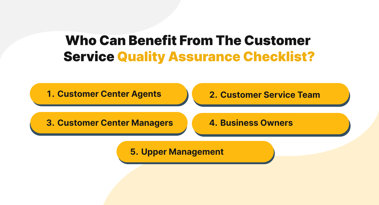 What Is A Call Center Quality Assurance Checklist?