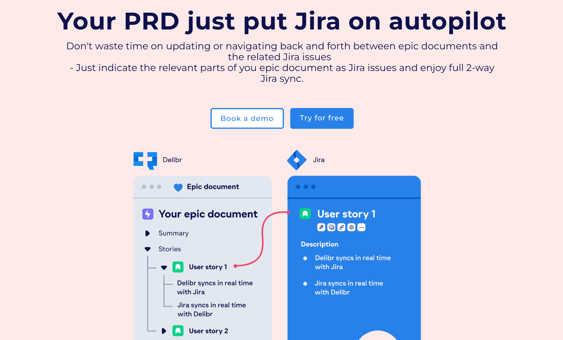 In-doc Jira issues - Delibr