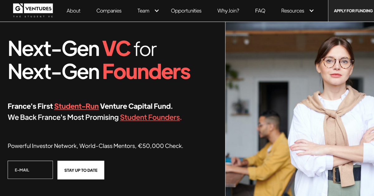G. Ventures - France's student VC