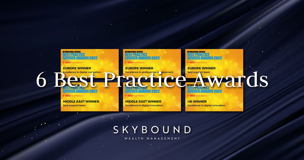 Skybound Wealth Scoop Six Best Practice Awards
