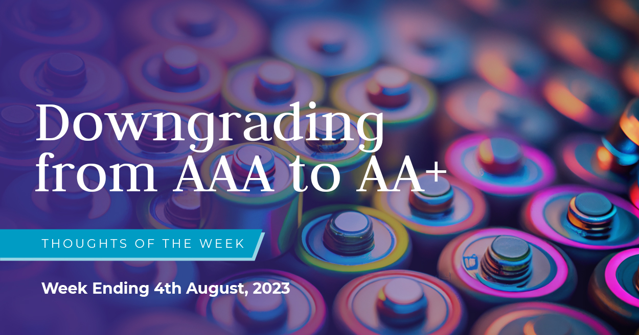 Downgrading From AAA to AA+