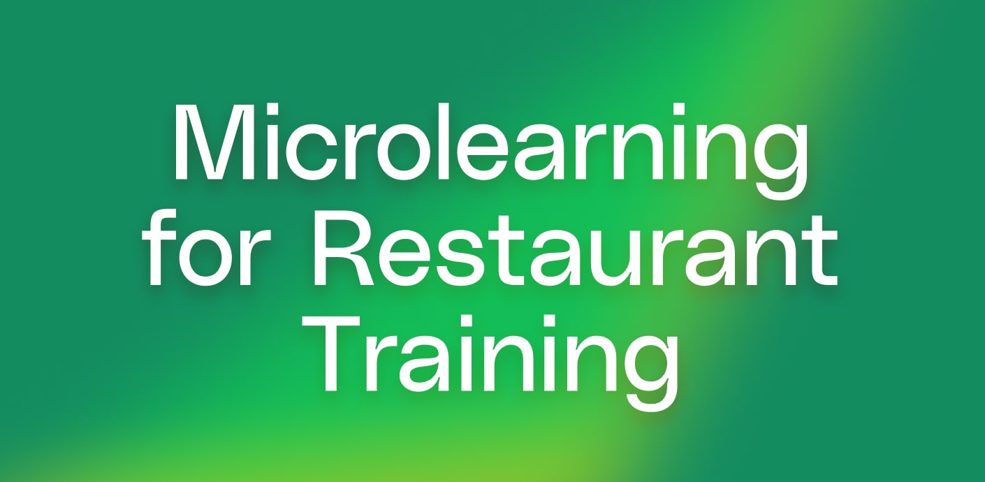 The recipe for restaurant training success: why "bite-sized" is key