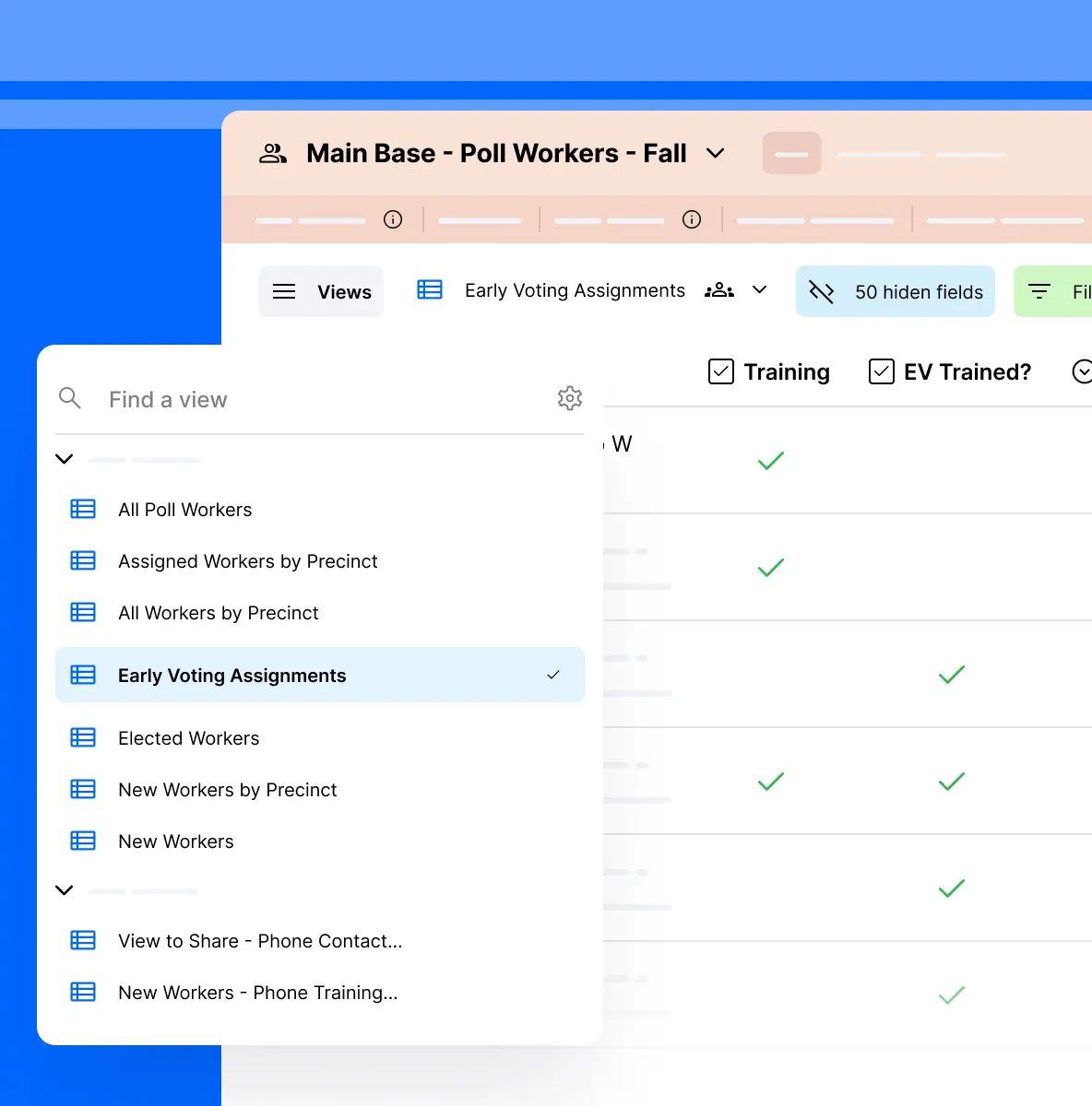 Election Worker Management System | USDR