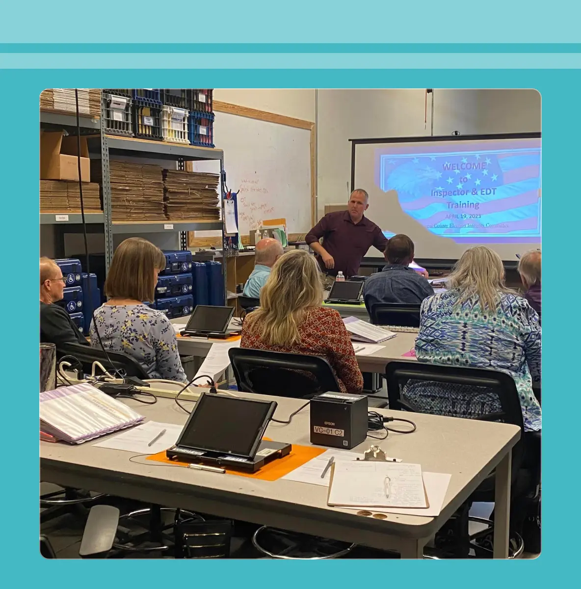 Real-Time Voting Wait Time Tracker | USDR