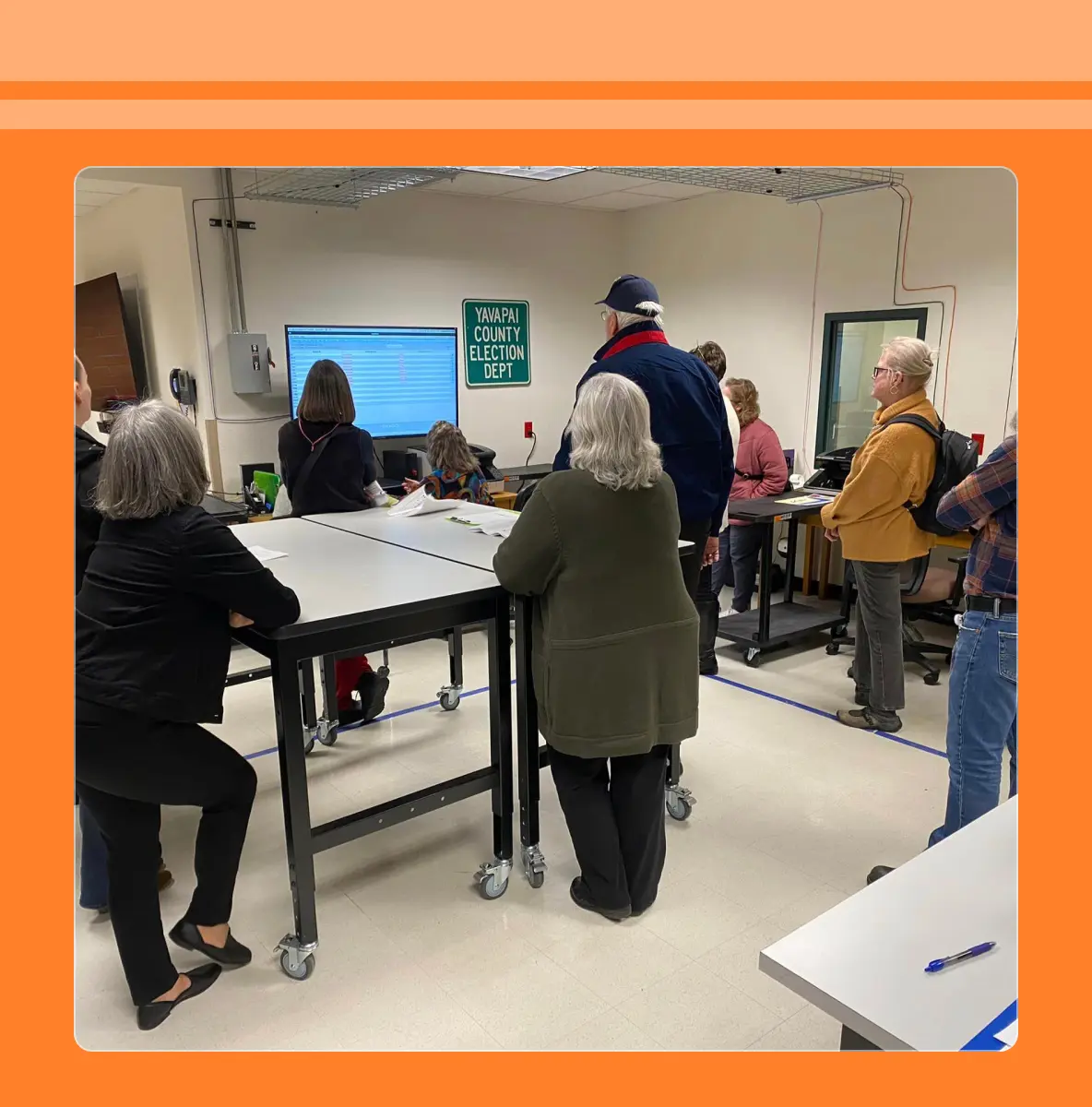 Real-Time Voting Wait Time Tracker | USDR