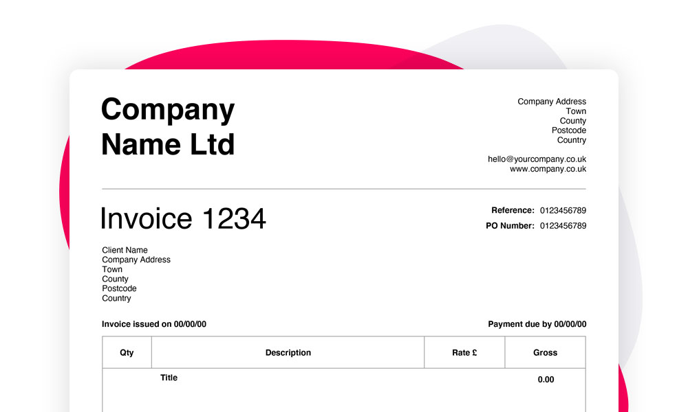 Free Invoice Templates for Sole Traders & Limited Companies | Crunch